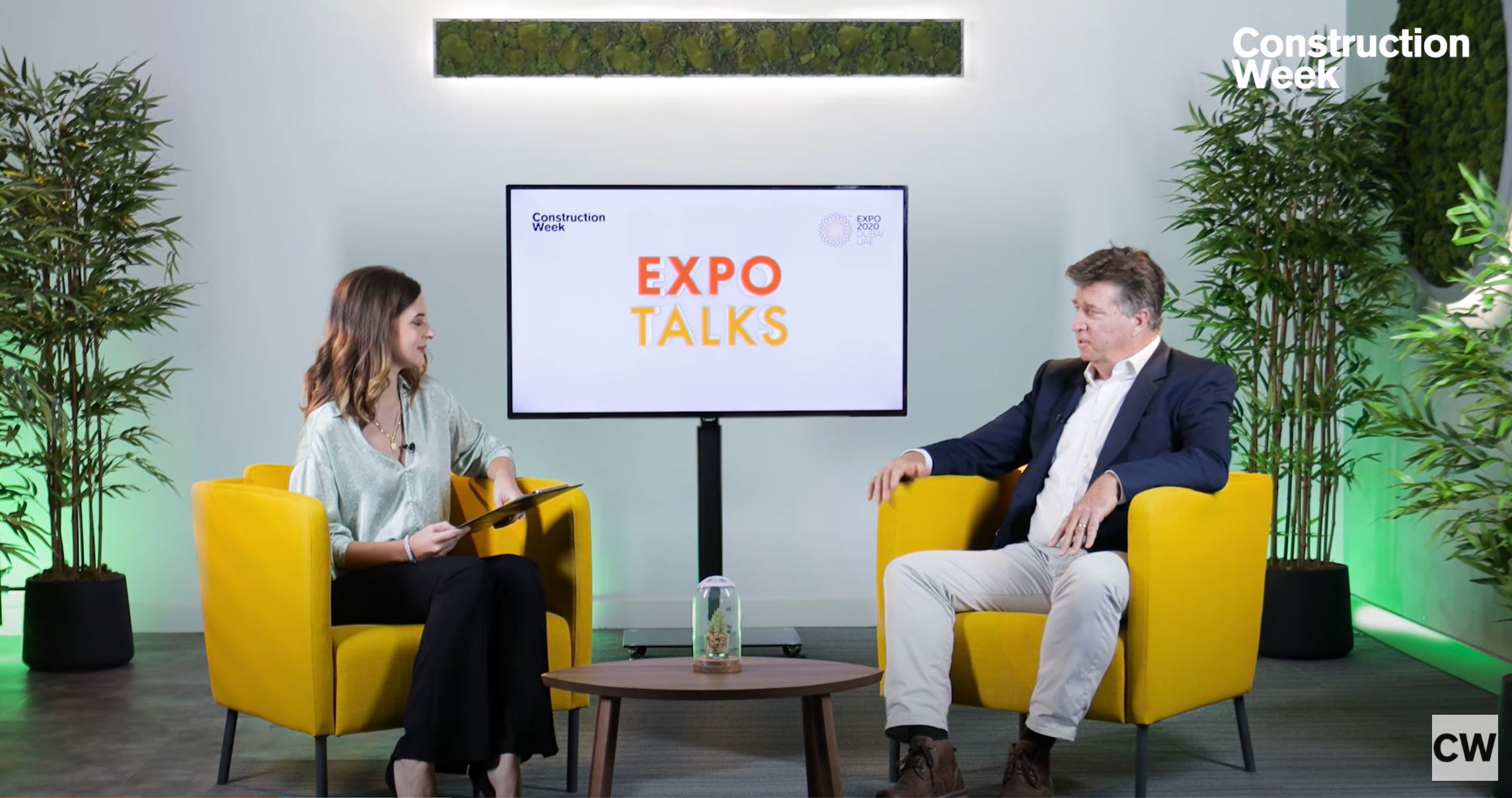 Mr. Kez Taylor discussing the "Sustainability" story at Expo 2020 Dubai ...